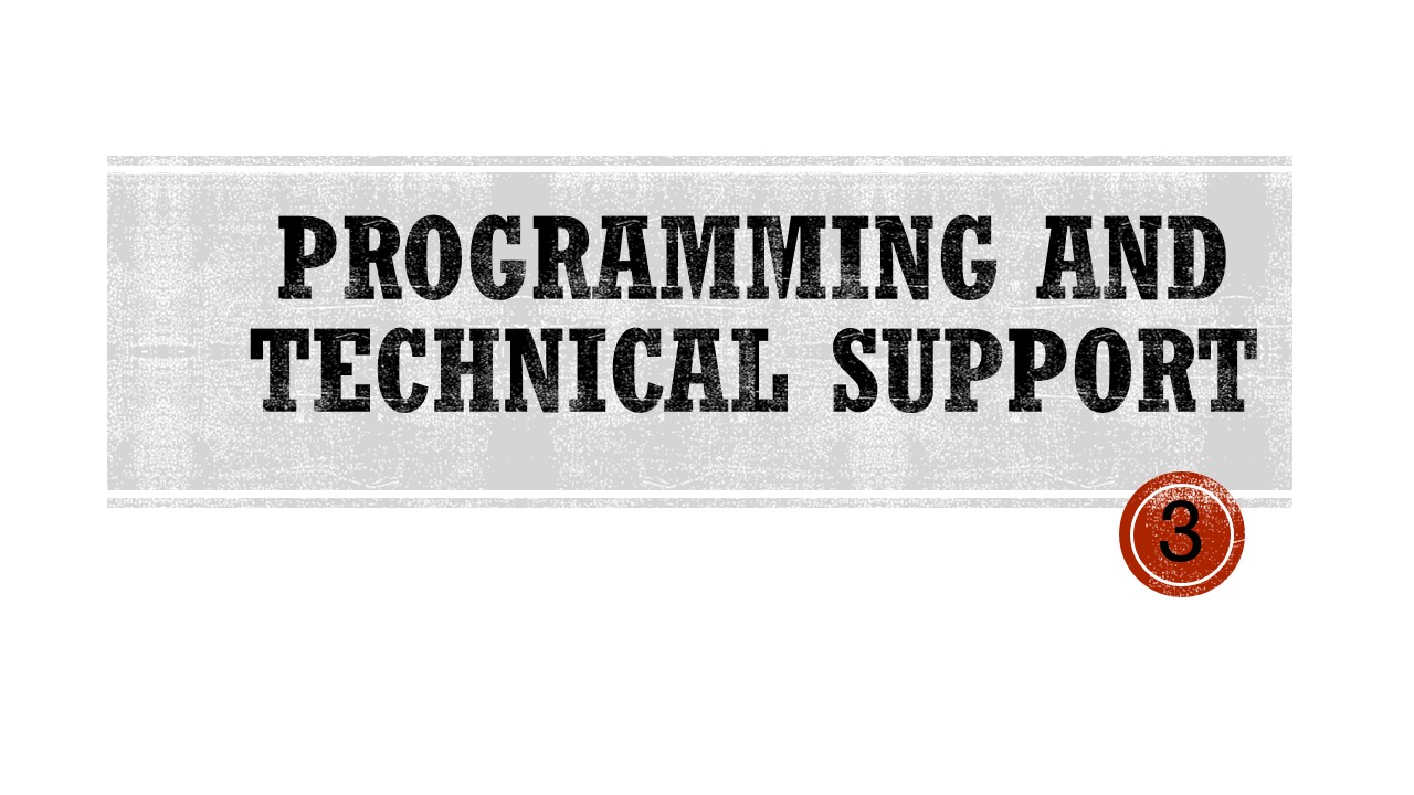 Programming and technical support - INPUD